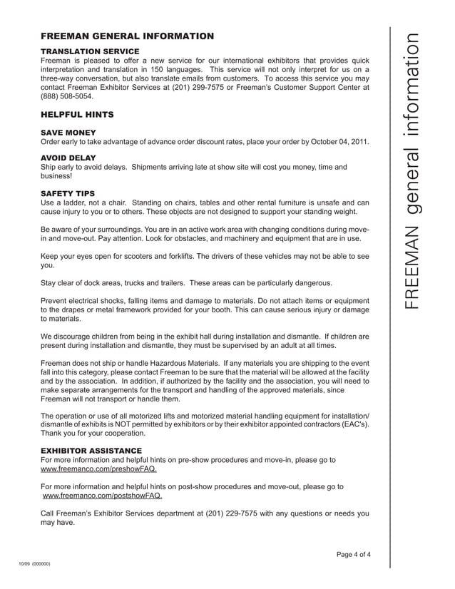 2. attachment 1 freeman quick facts and order forms | PDF