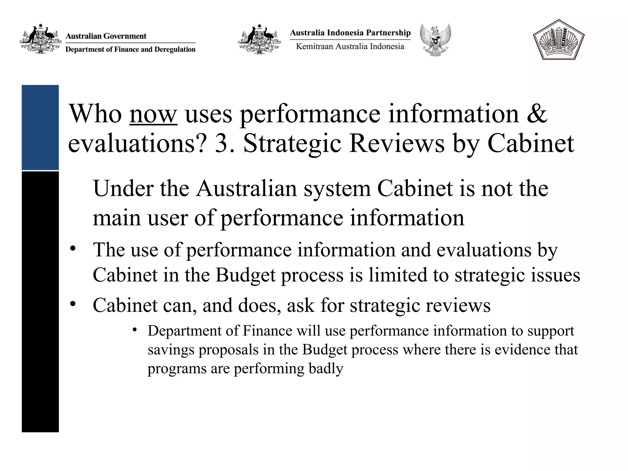 Australian Performance Based Budgeting (PBB) – an outline of the steps ...