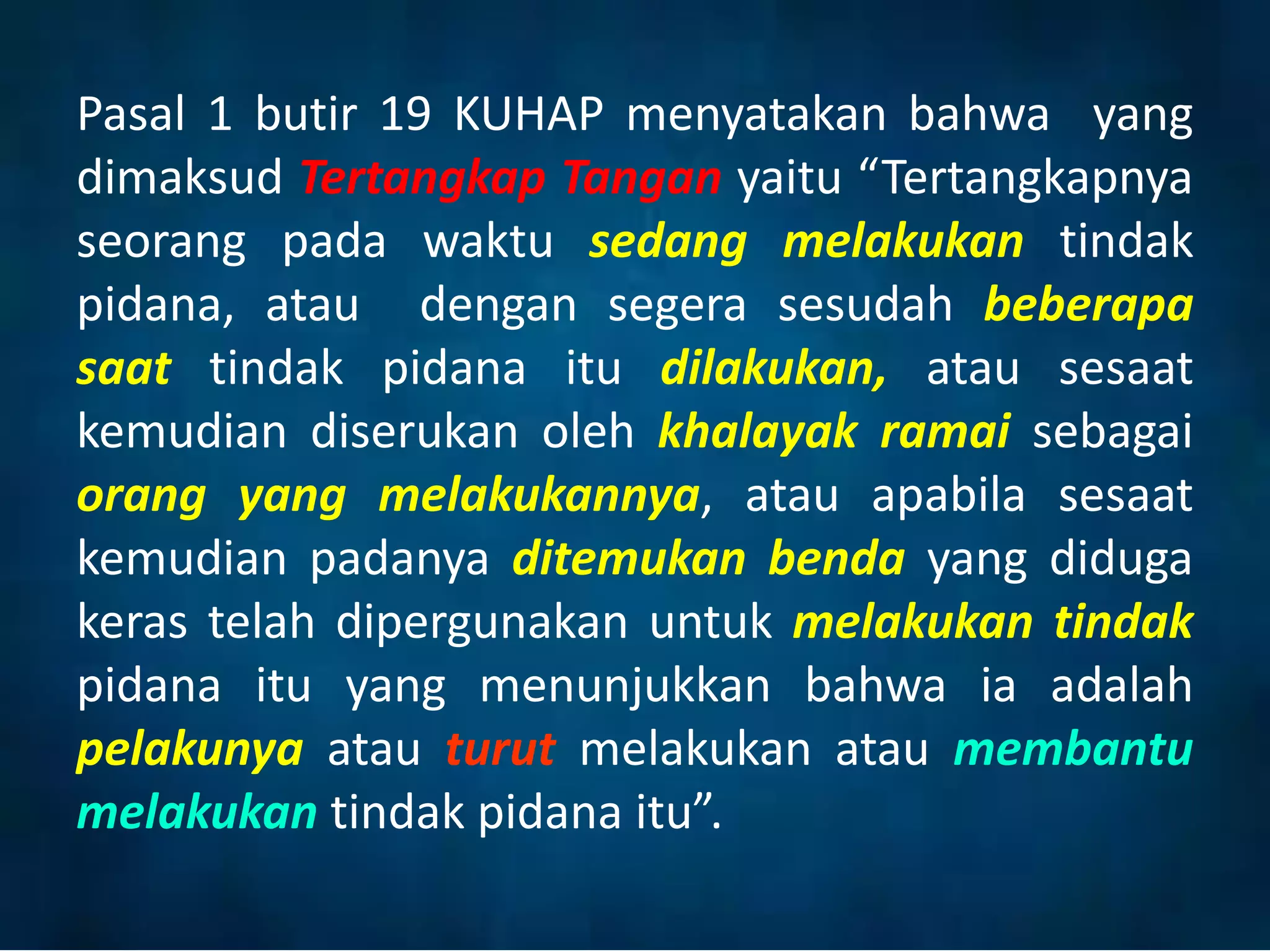 2 awal proses hukum acara pidana | PPTX