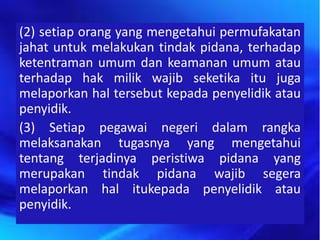 2 awal proses hukum acara pidana | PPTX