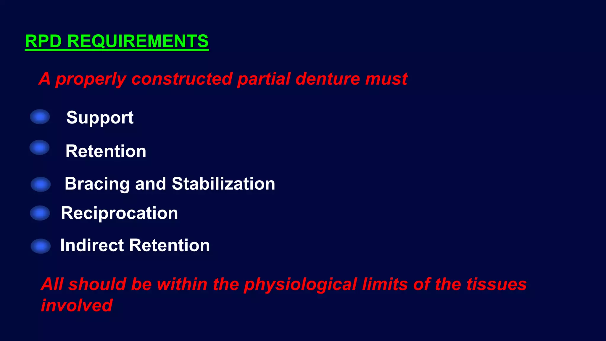 2- b. Basic principles for designing Kennedy class II, III and IV ...