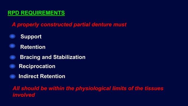 2- b. Basic principles for designing Kennedy class II, III and IV ...