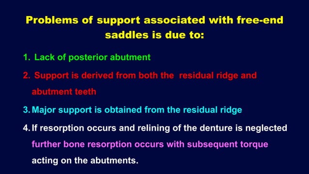 2- b. Basic principles for designing Kennedy class II, III and IV ...