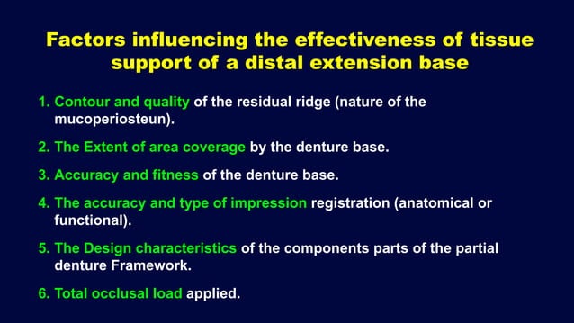 2- b. Basic principles for designing Kennedy class II, III and IV ...