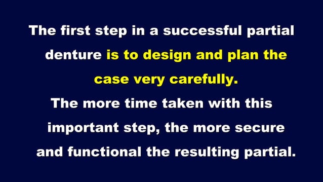 2- b. Basic principles for designing Kennedy class II, III and IV ...