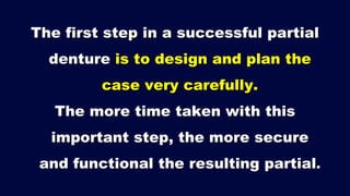 2- b. Basic principles for designing Kennedy class II, III and IV RPD ...