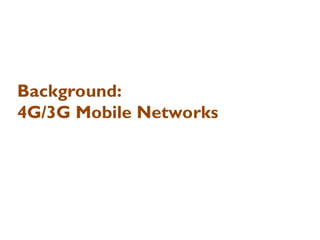 background for 3G/4G mobile network and wireleless network | PPT