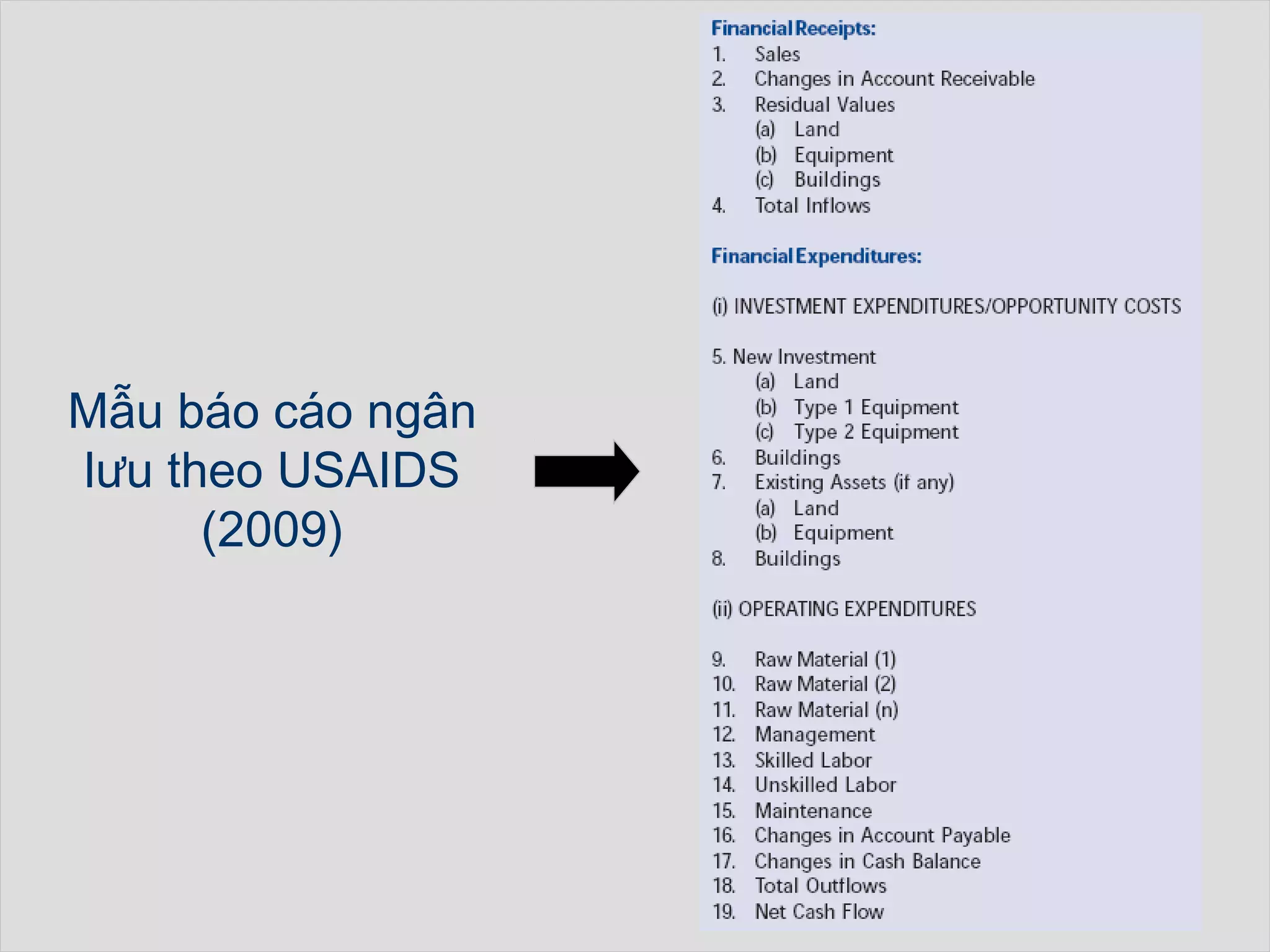 2. bai giang 2 xay dung bao cao ngan luu | PPT