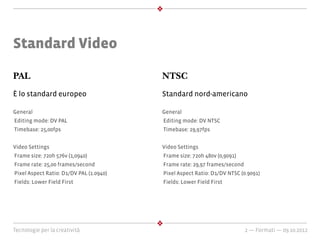Formati e risoluzioni | PDF