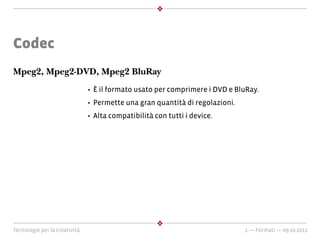 Formati e risoluzioni | PDF