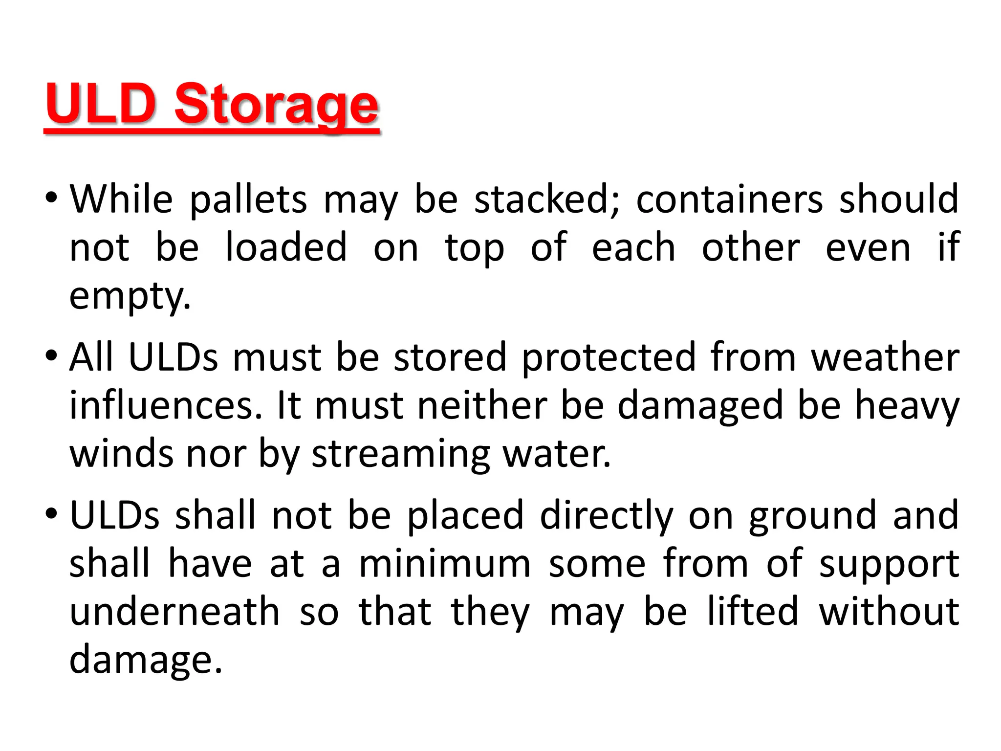 2 basic cargo course ULDs | PPTX