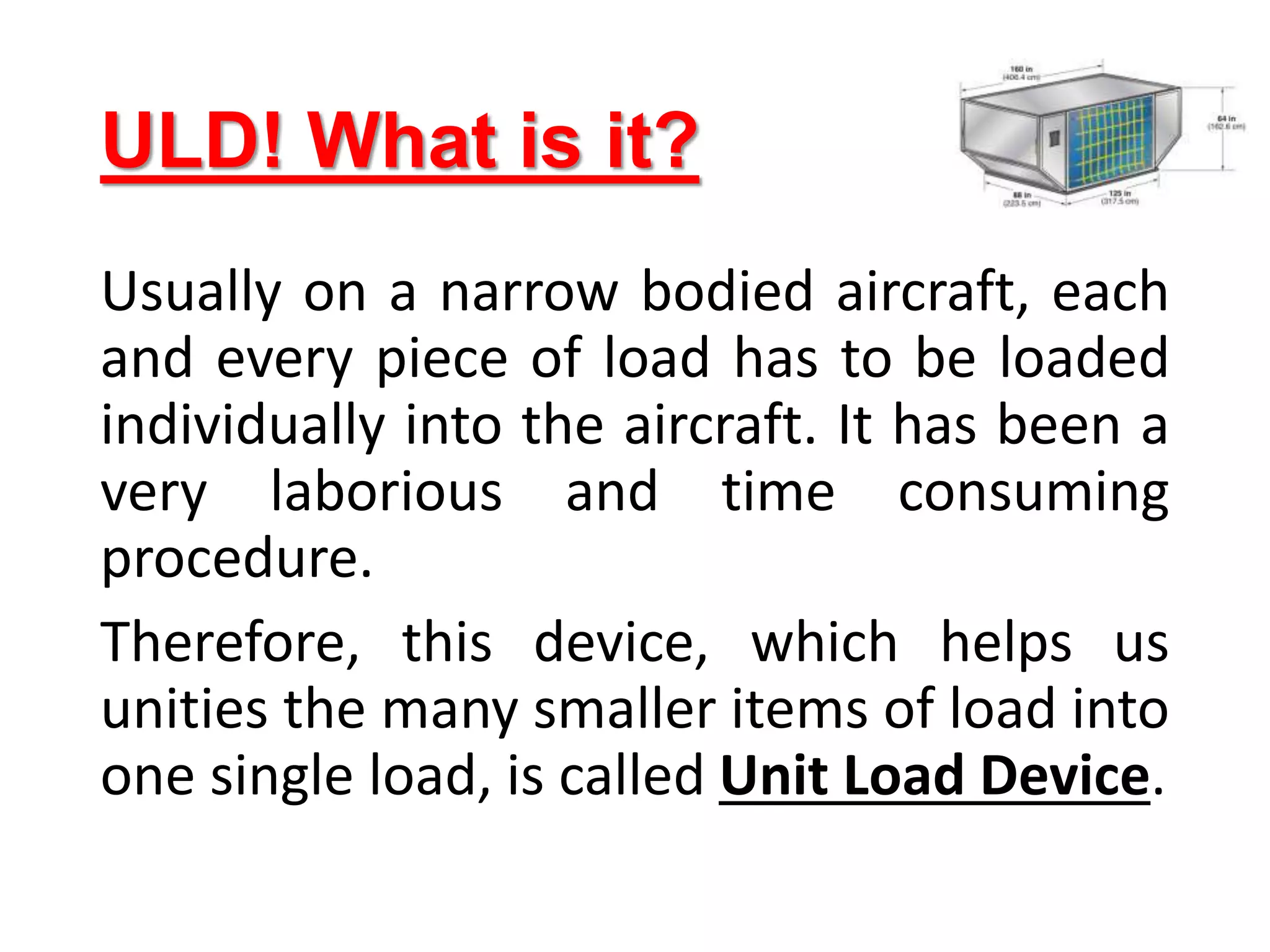 2 basic cargo course ULDs | PPTX