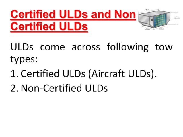 2 basic cargo course ULDs | PPTX | Air Travel | Travel Type