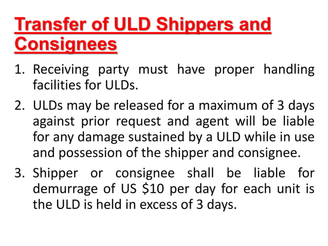 2 basic cargo course ULDs | PPTX | Air Travel | Travel Type