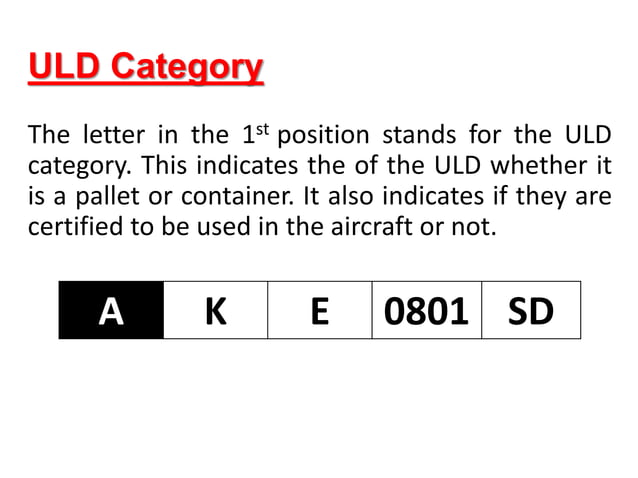 2 basic cargo course ULDs | PPTX | Air Travel | Travel Type