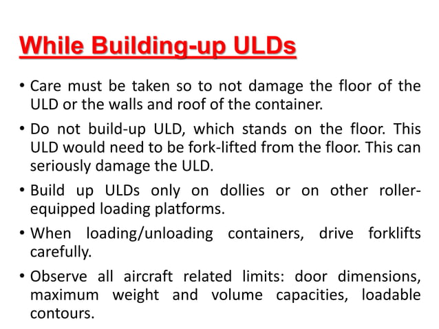 2 basic cargo course ULDs | PPTX | Air Travel | Travel Type