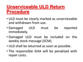 2 basic cargo course ULDs | PPTX