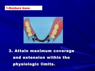 3- Basic principles for designing the removable partial denture | PPT