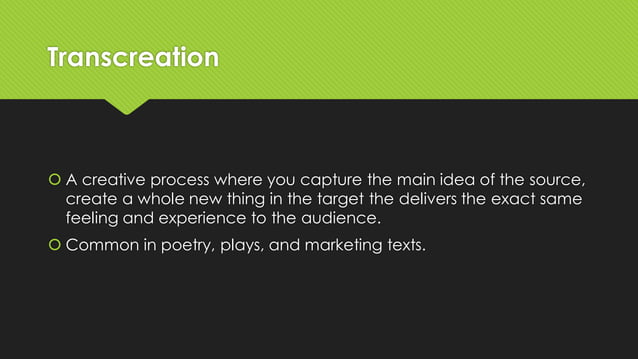 Translation: Basic Terminology | PPT