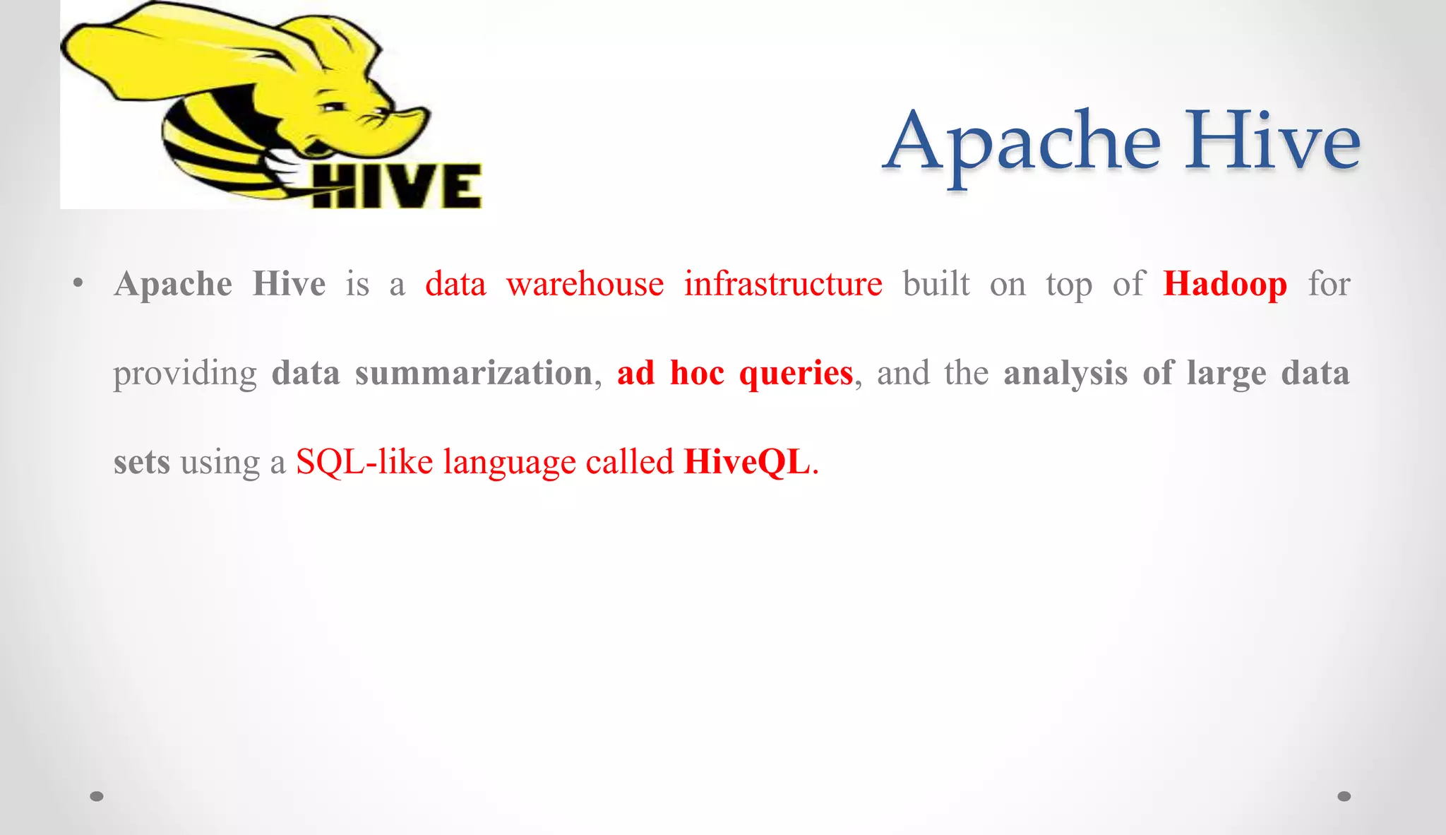 2 bda module-2 apache hive | PPTX