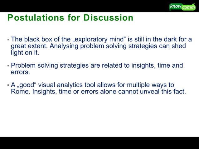 Many Roads Lead to Rome. Mapping Users’ Problem Solving Strategies. | PPT