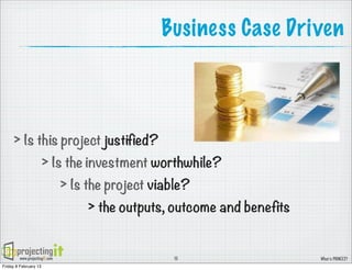 Benefits of PRINCE2 | PPT