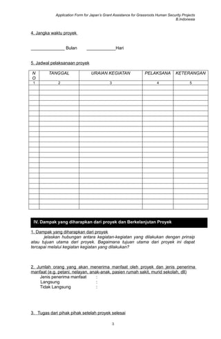 2. b indonesia application form | DOC