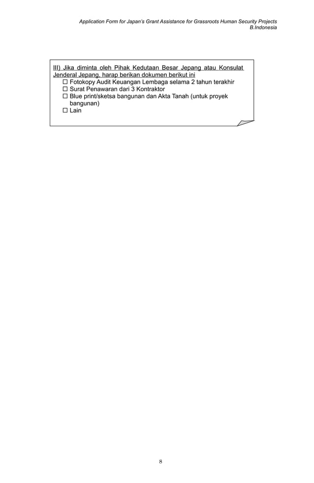 2. b indonesia application form | PDF