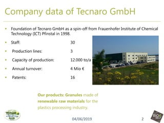 Bio4self - Pellet Production - Erna Muks - Tecnaro | PDF