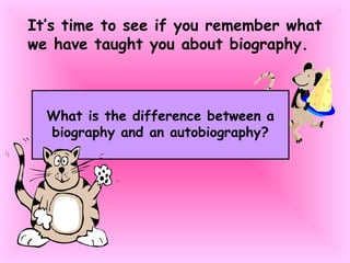 Biography PowerPoint for 2nd Grade | PPT