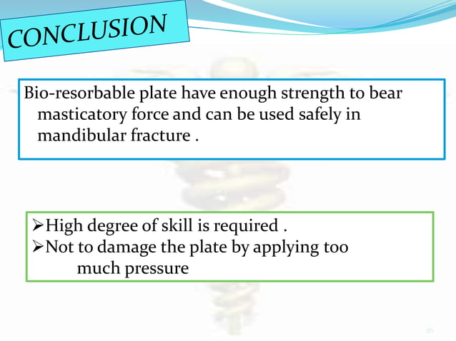 2 bio resorbable plates as effective implant in pediatric mandibular ...