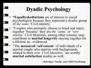 The "Equally yoked" - a Social Phenomena - Sociology 101 | PPT