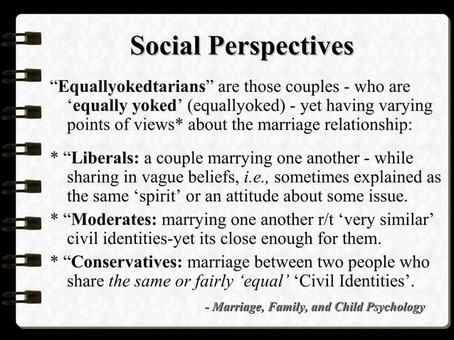 The "Equally yoked" - a Social Phenomena - Sociology 101 | PPT