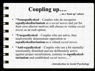 The "Equally yoked" - a Social Phenomena - Sociology 101 | PPT