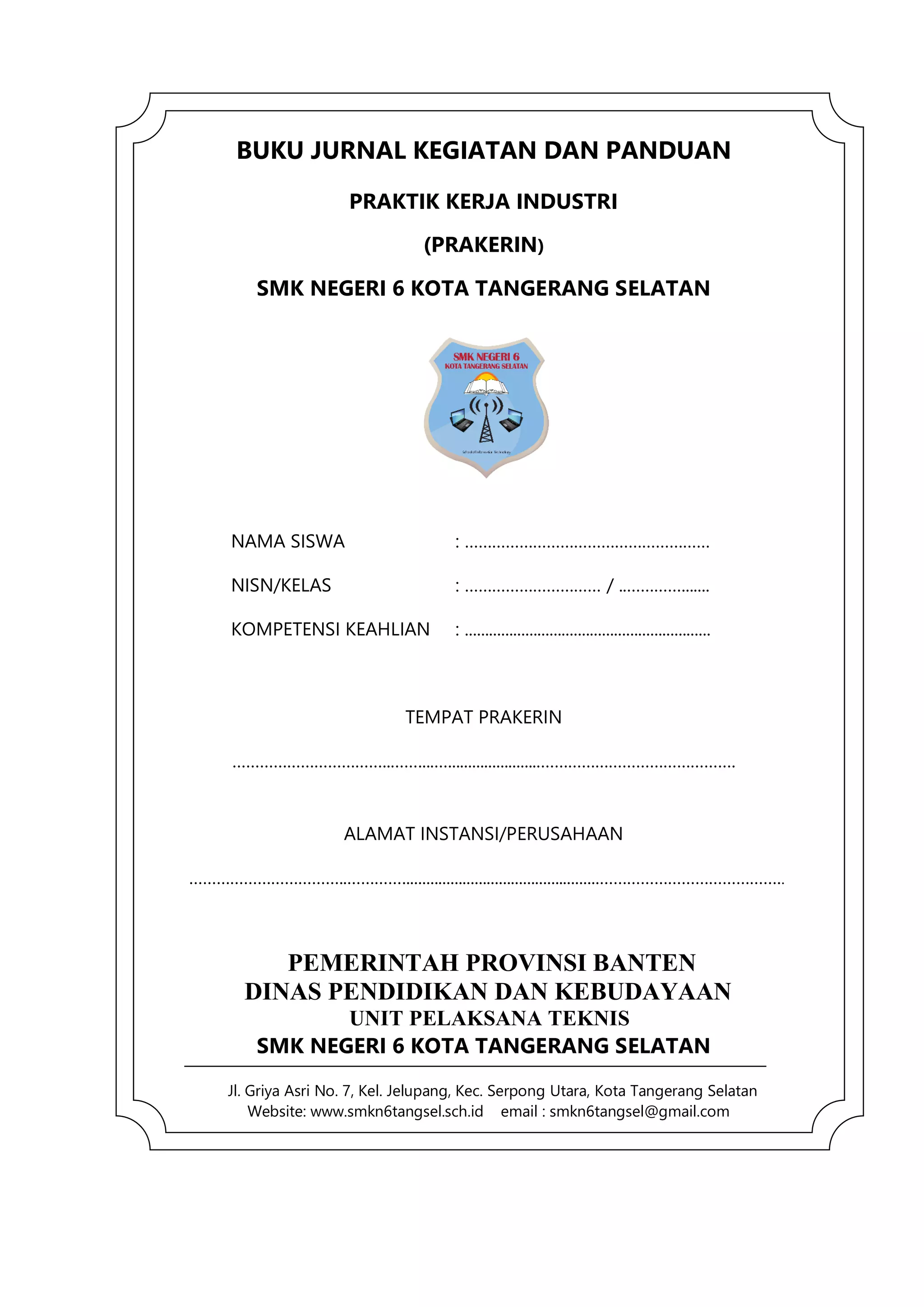 2 buku-panduan-prakerin-rpl-smkn-6-2019 | PDF