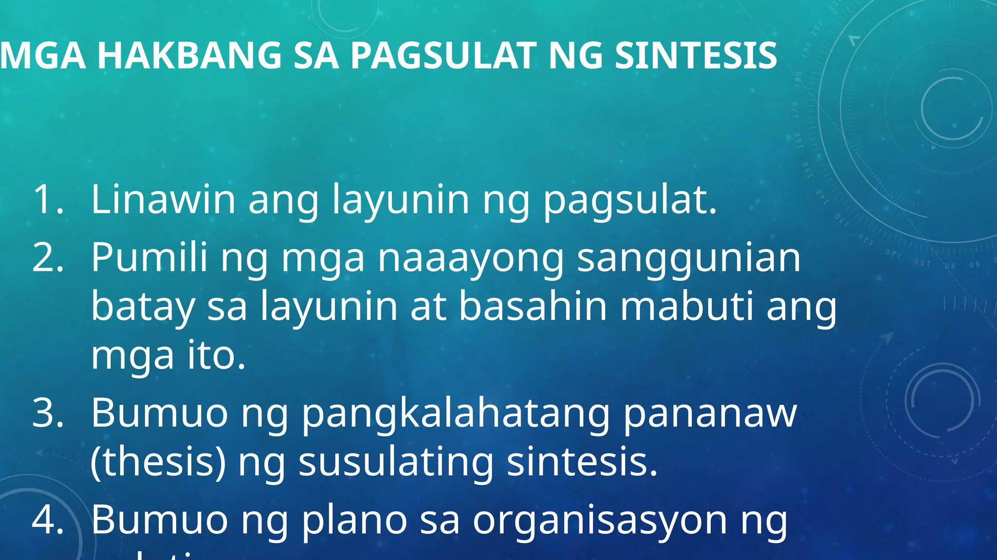 2 - BUOD AT SINTESIS.pptx ANG PAGBUBUOD AT SINTESIS SA MGA SULATIN | PPTX