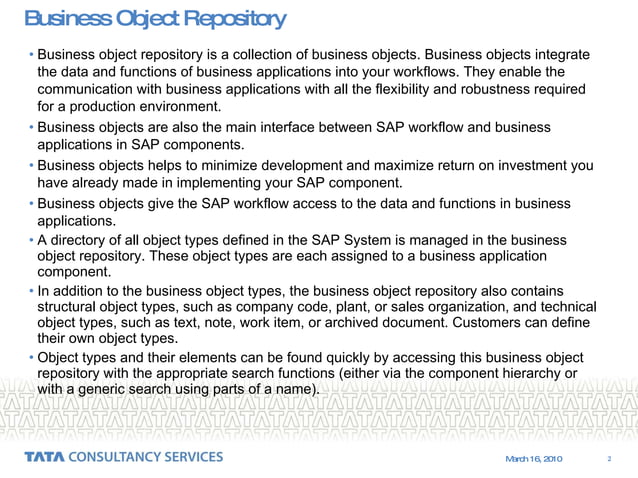 2.business object repository | PPT