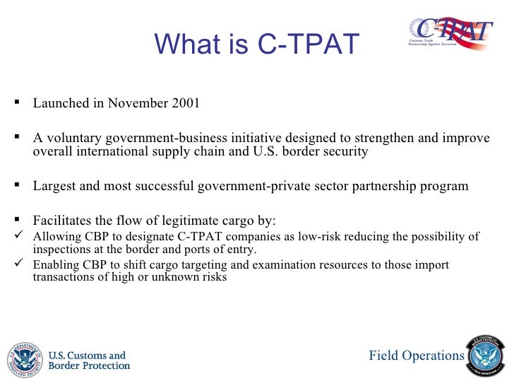 C-TPAT ¿Qué es?