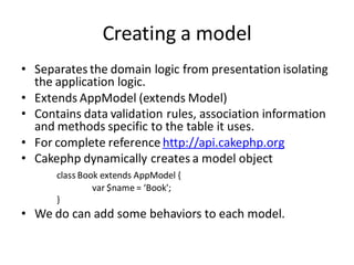 cake phptutorial | PPT