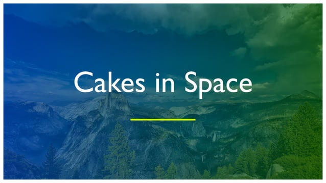 2- Cakes in Space adventure story setting.pptx