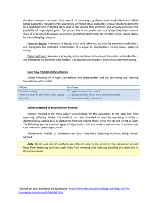 2 cash flow and financial statement analysis | PDF