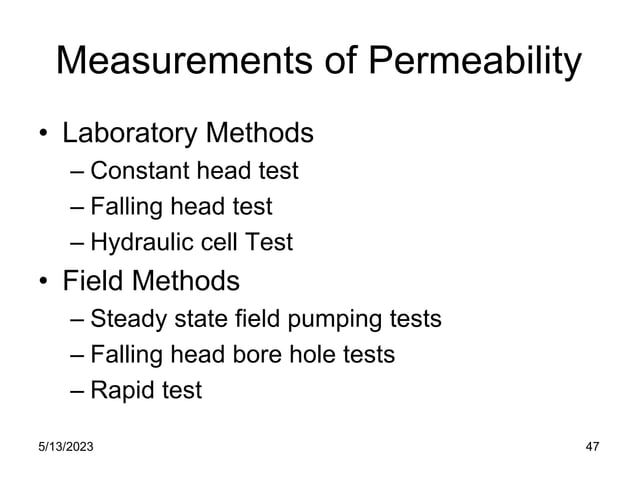 2-CE5101 Lecture 2 - Darcy Law and Soil Permeability (24 AUG 2020).pptx