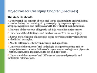 2- CELL INJURY L1 Medical.ppt. ... | PPT