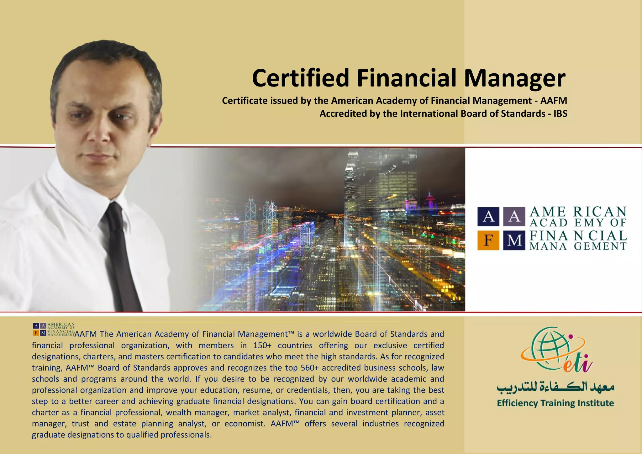Certified Financial Manager | PDF | Stocks and Bonds | Personal Investing