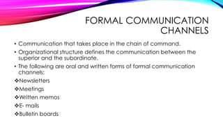 2 Channels of Communication | PPTX | Technology & Computing