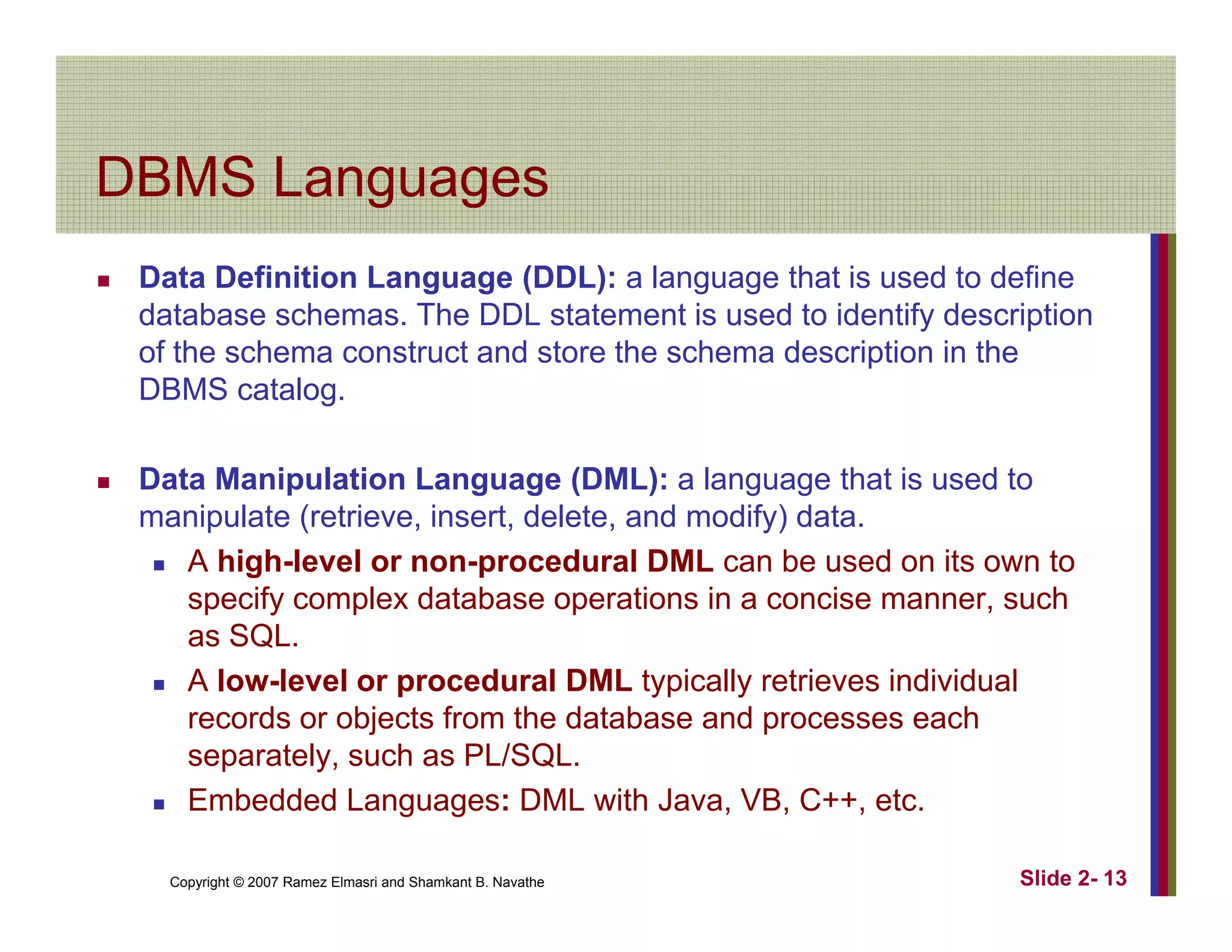 Database System Concepts and Architecture | PDF
