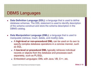 Database System Concepts and Architecture | PDF