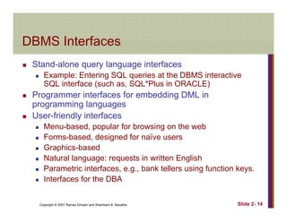 Database System Concepts and Architecture | PDF