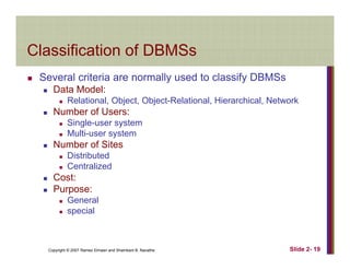 Database System Concepts and Architecture | PDF | Databases | Computer Software and Applications