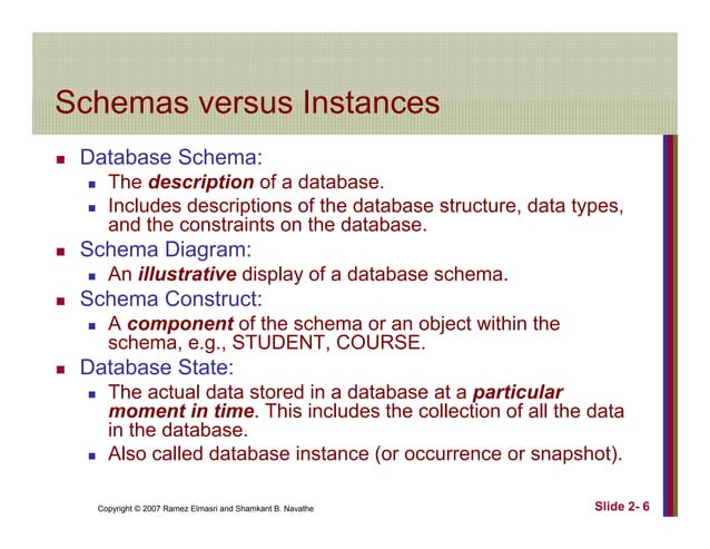 Database System Concepts and Architecture | PPT